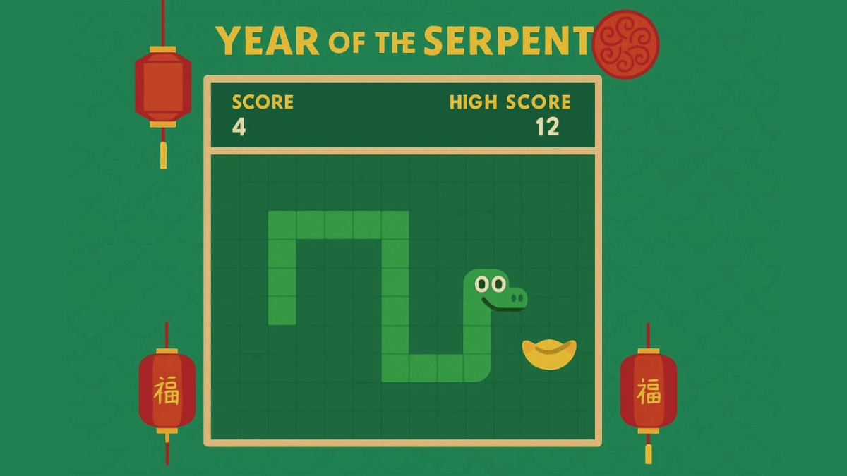 Jeu Google sur l’année du serpent : testez votre esprit